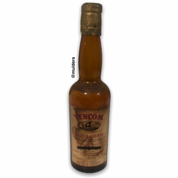 Vintage | Accents | Vintage Vencom Danish Cherry Wine Display Bottle | Poshmark